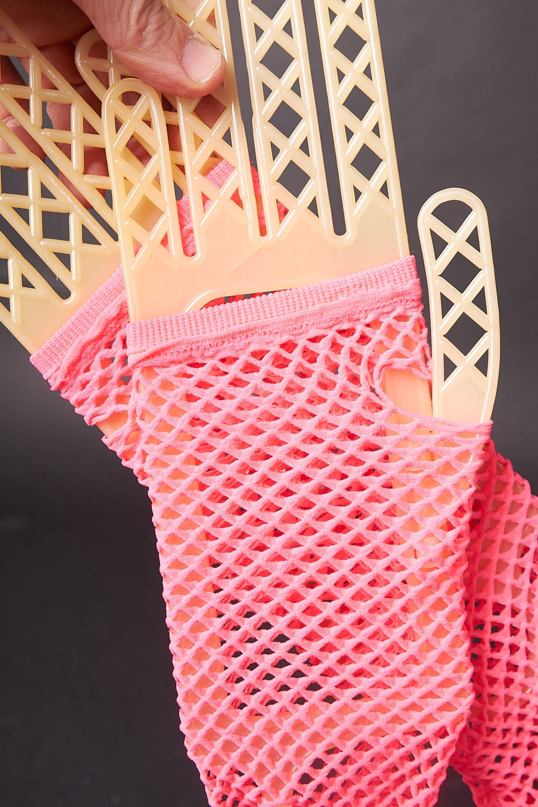 1980s Hot Pink Fishnet Gloves - Etsy