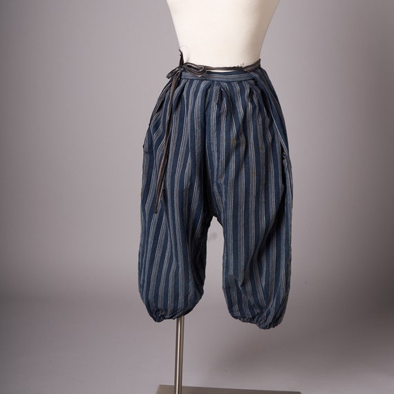 1960s Japanese Monpe Wrap Around Farmer Pants - Gem