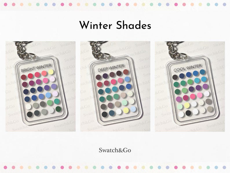 Seasonal Color Palette Keychain – Capsule Wardrobe Styling - Etsy UK
