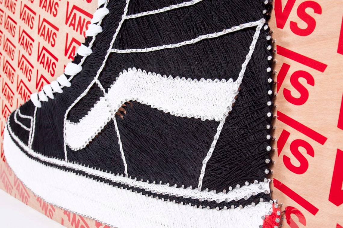 Handmade Custom String Art Shoe - Etsy UK