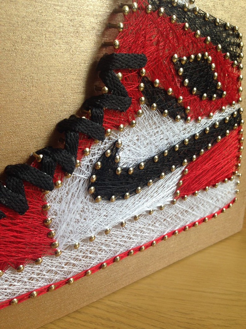 Handmade Custom String Art Shoe - Etsy UK