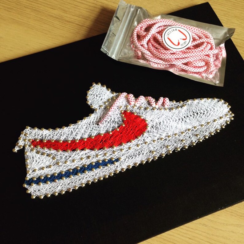 Handmade Custom String Art Shoe - Etsy UK
