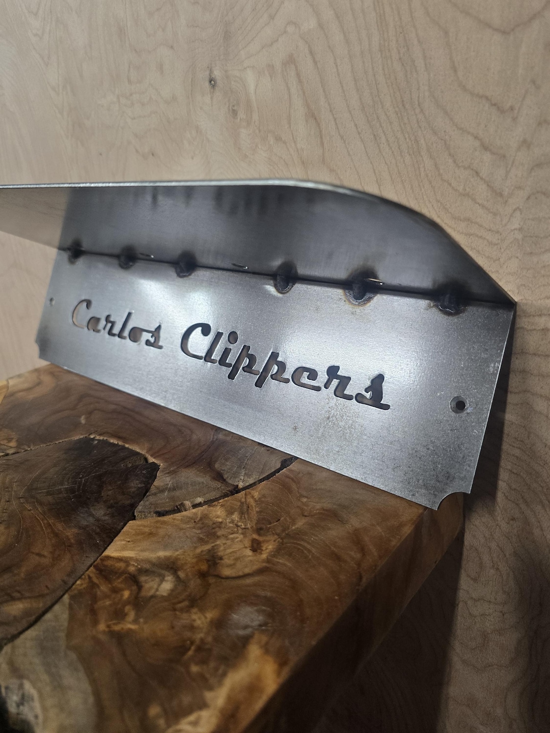 Barber Clipper Holder/organizer. Custom Made With Personalized Letters ...