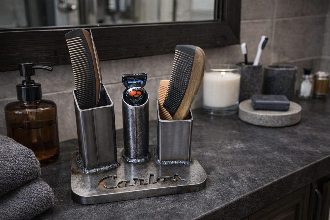 A Personalized Comb Holder for Restroom or Barber Shops or Any Room ...