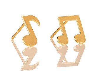 Gold Eighth Note - Etsy