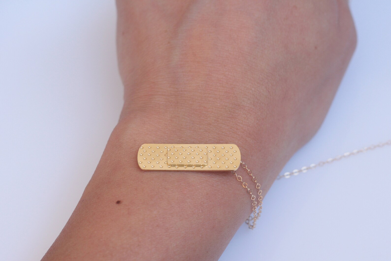 Gold Bandage Necklace Doctor Gift First Aid Plaster Charm - Etsy