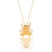 Gold Fly Necklace, Tiny Fly Charm, Insect Jewelry, Insect Necklace, Bug ...