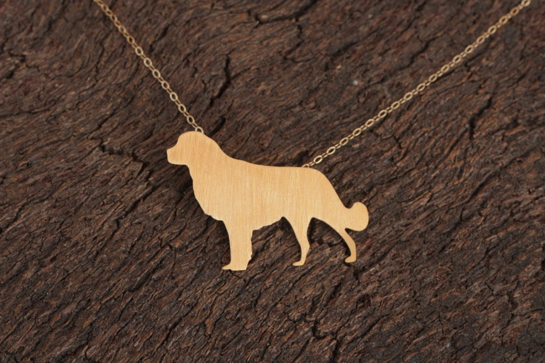 Golden Retriever Necklace, Gold Dog Necklace, Retriever Jewelry, Pet ...