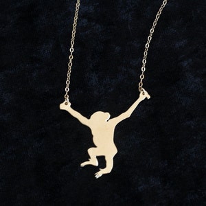 Gold Chimpanzee Monkey Necklace, Chimpanzee Charm, Monkey Pendant ...