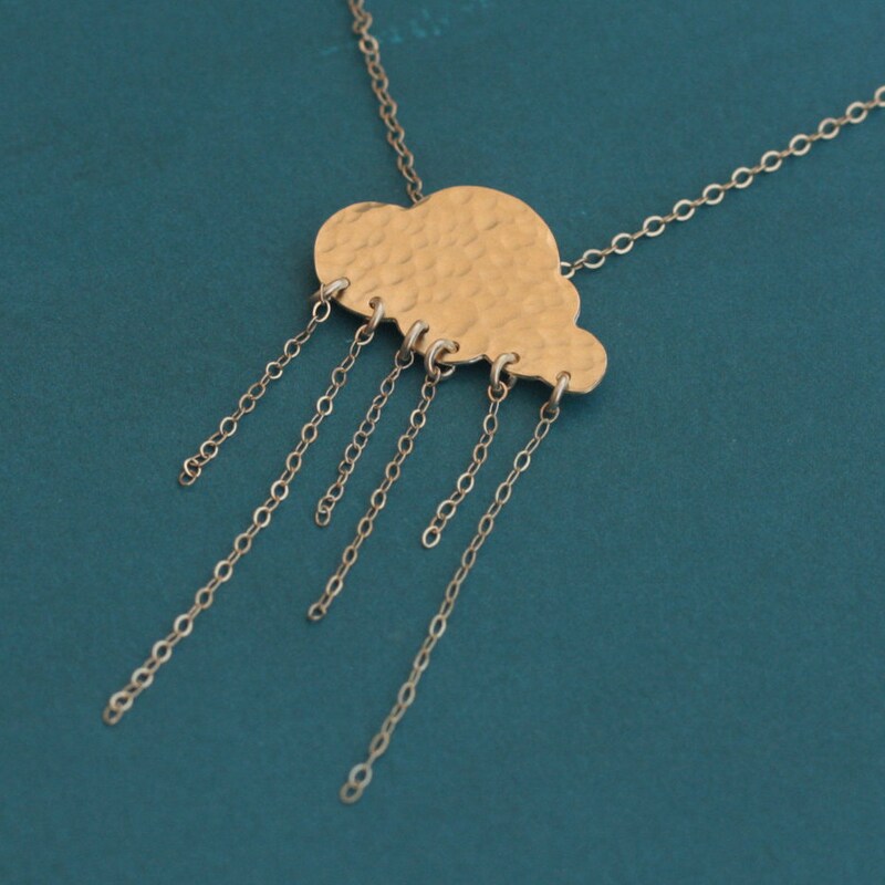 Rain Necklace - Etsy