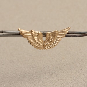 Gold Wing Earrings, Gold Feather Earrings, Wing Studs, Feather Studs ...