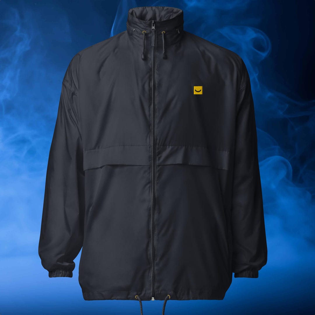 THE SMILE LAB Unisex Windbreaker - Etsy