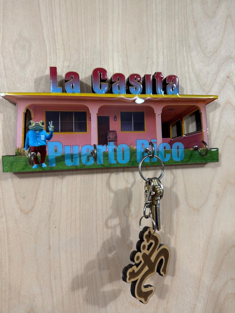 La Casita Puerto Rico Key Holder ( Llavero ) - Etsy