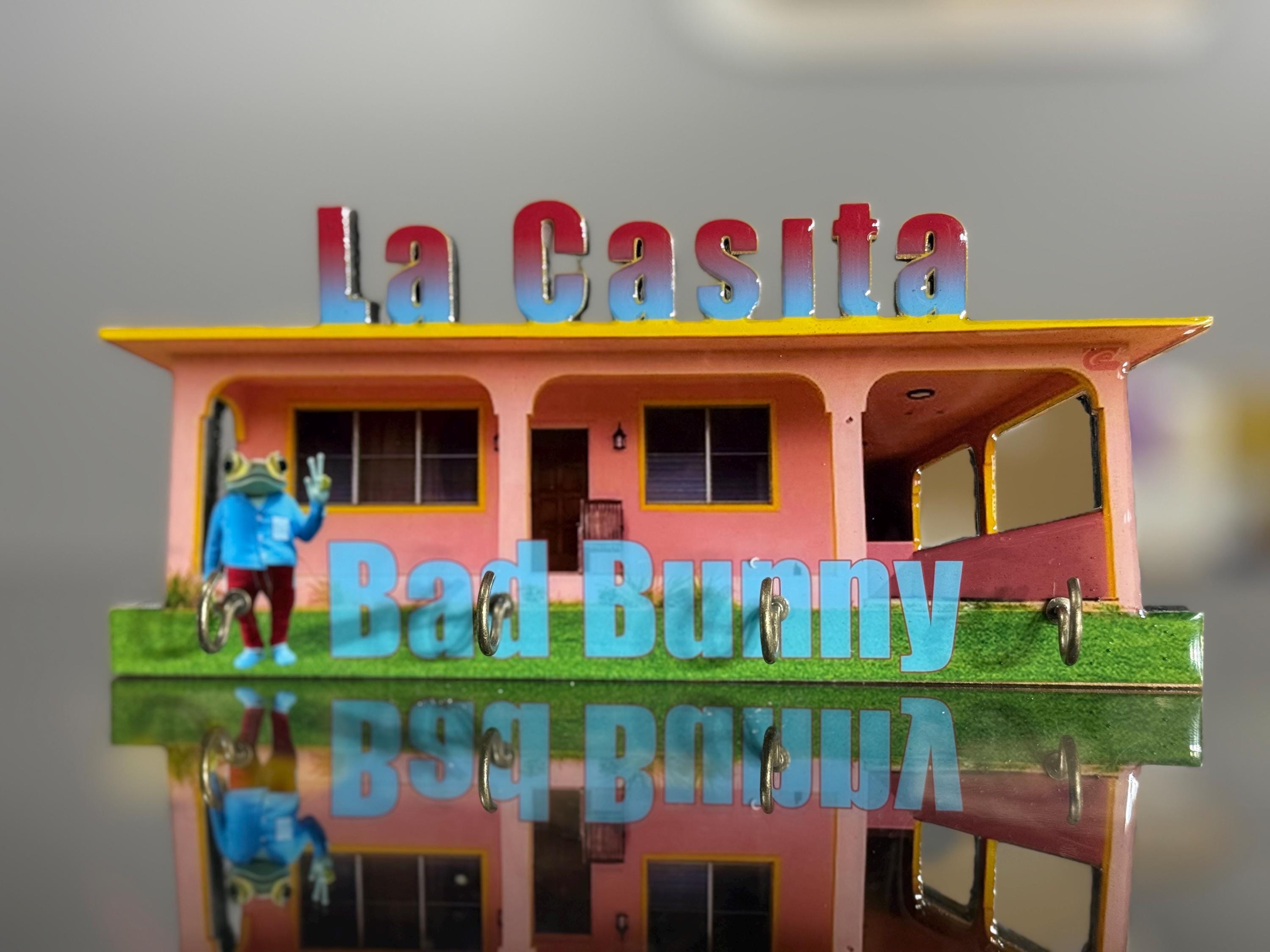 La Casita Puerto Rico Key Holder (llavero) *default Bad Bunny Casita ...