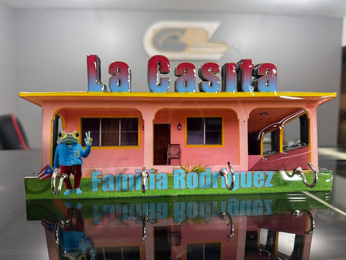 La Casita Puerto Rico Key Holder ( Llavero ) - Etsy
