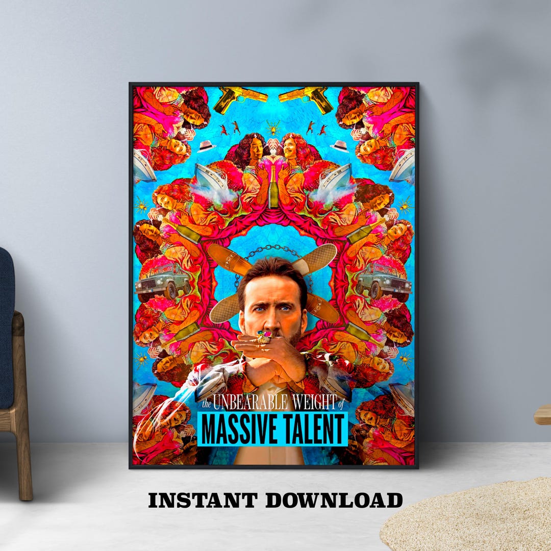 The Unbearable Weight of Massive Talent Movie Poster (2022), Digital ...