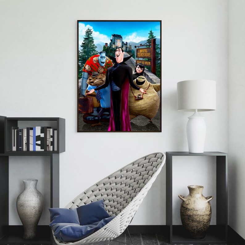 Hotel Transylvania Movie Poster (2012), Digital Download A4-A1 Sizes - Etsy