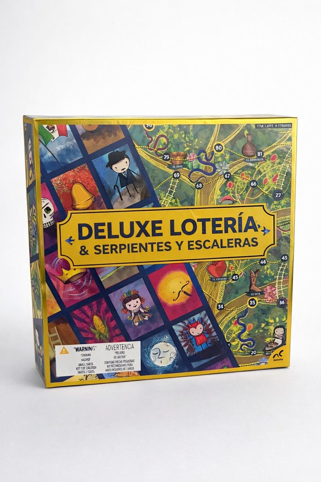 Deluxe Lotería & Snakes and Ladders Board Game – Bilingual Mexican ...