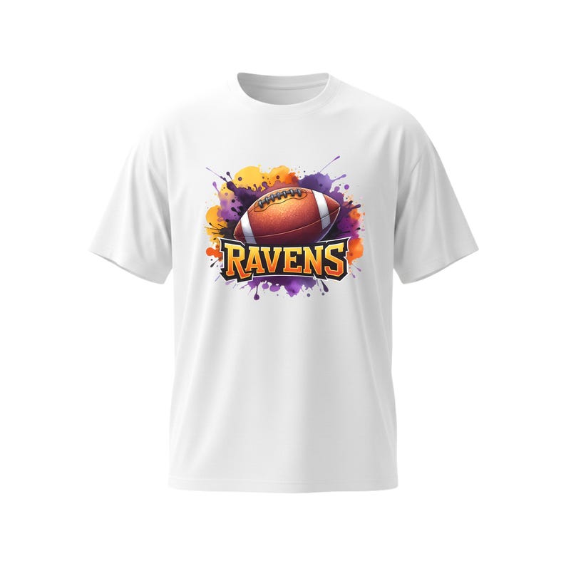 Ravens Football Sublimation Clipart PNG: Use for T-shirt, Stickers, Mug ...