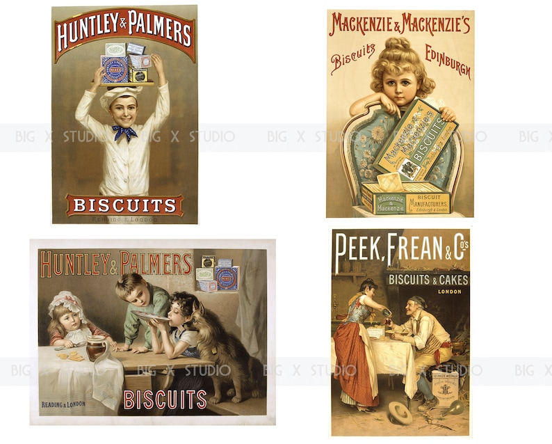 Vintage Biscuit Advertising Images / Digital Download / Commercial Use ...