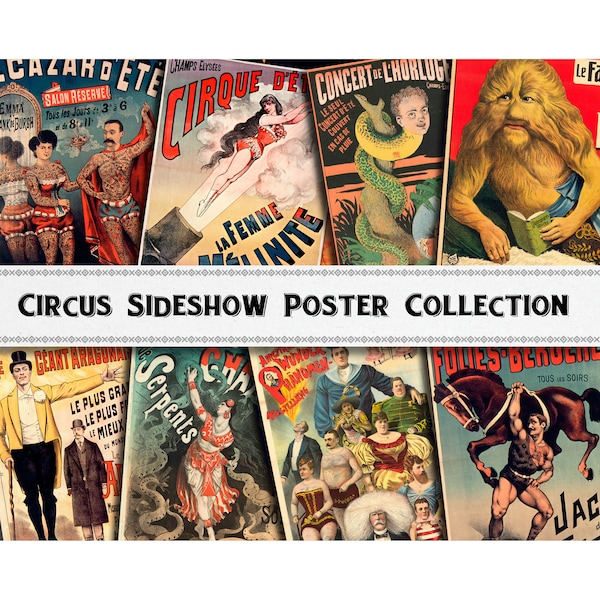 Sideshow Poster - Etsy