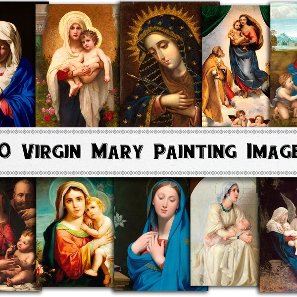Virgin Mary Printables - Etsy