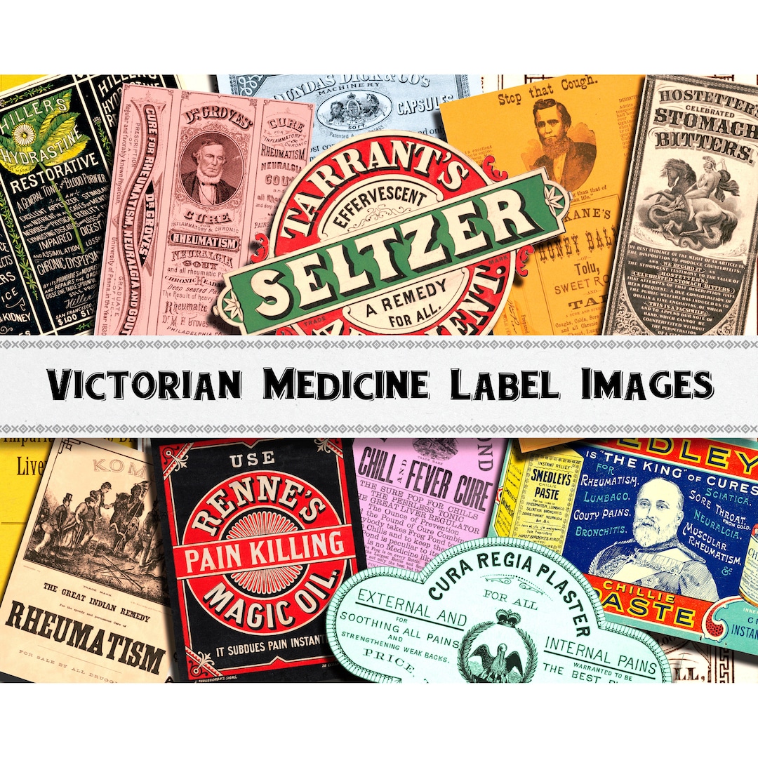 Vintage Medicine Label Images / Digital Download / Commercial Use ...