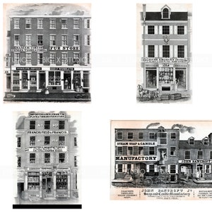 Vintage Victorian Storefront Illustration Images / Digital Download ...
