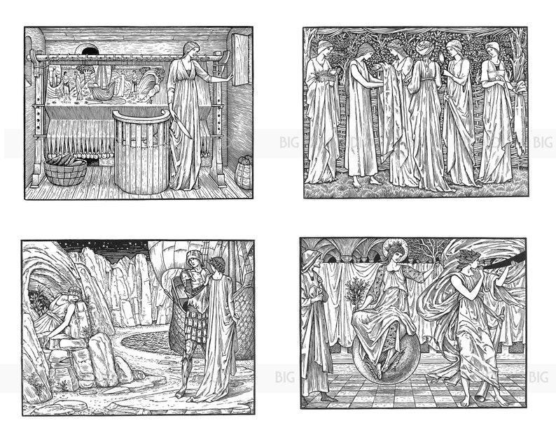 Medieval Renaissance Engraving Woodcut Images Set 2 / Digital - Etsy