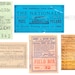 Vintage Victorian Ticket Images / Train Tickets / Ephemera / Commercial ...