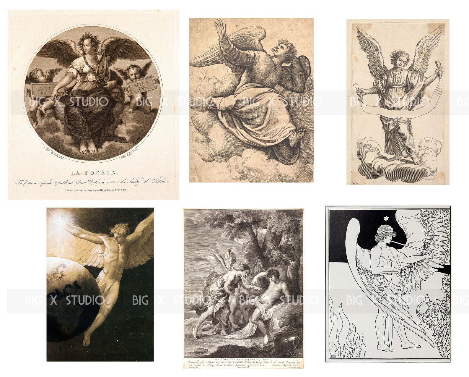 Medieval Gothic Angel Images / Digital Download / Commercial - Etsy