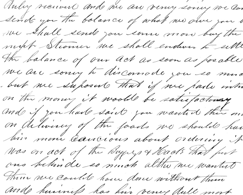 Victorian Handwriting SVG Images / Digital Download / - Etsy Australia