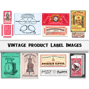 Vintage Victorian Label Images / Digital Download / Commercial Use ...