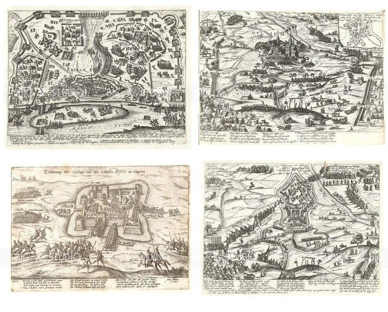 Medieval and Renaissance Battle Maps / Digital Download / Commercial ...