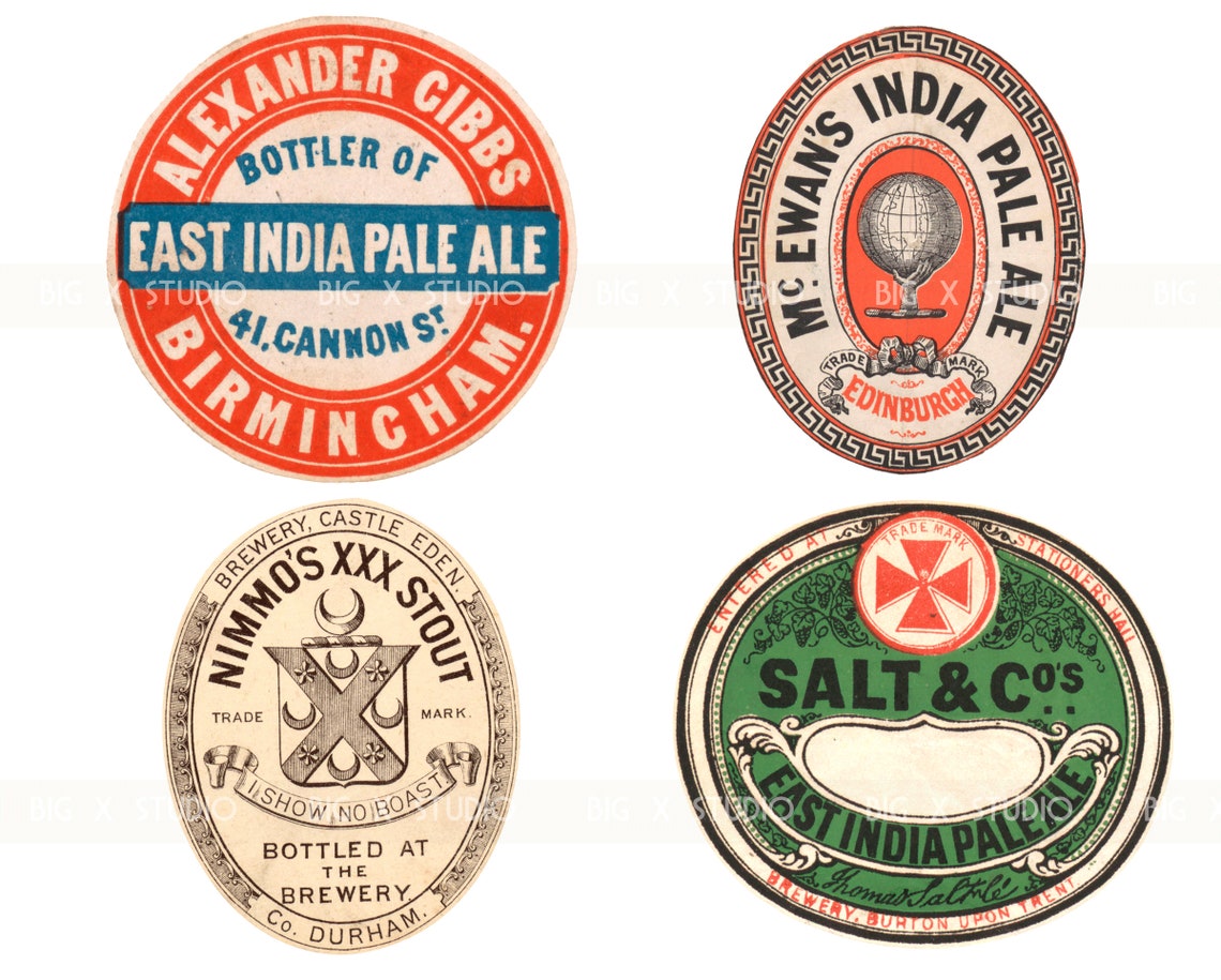 Vintage Beer Label PNG Images / Digital Download / Commercial - Etsy