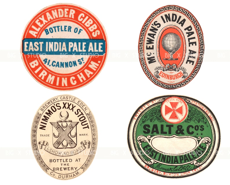Vintage Beer Label PNG Images / Digital Download / Commercial - Etsy