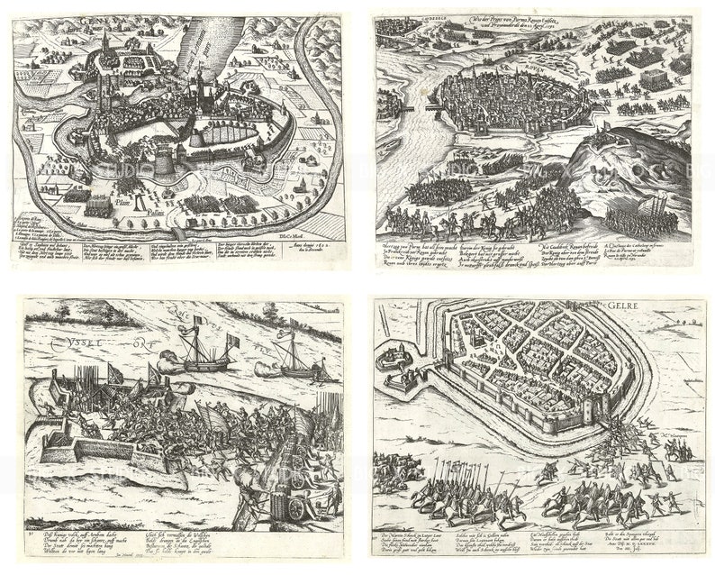 Medieval and Renaissance Battle Maps / Digital Download / - Etsy