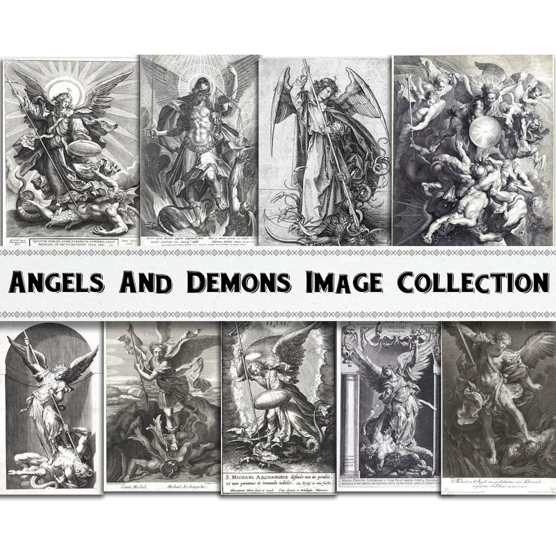 Demon and Angel Pictures - Etsy