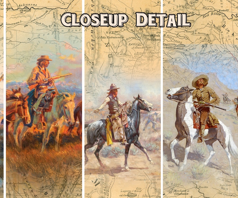 Wild West Cowboy Printable Bookmarks / Digital Download / - Etsy