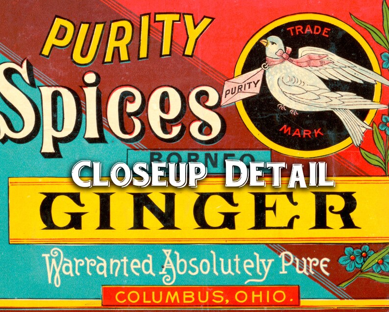 Vintage Food Label Images Set 3 / Digital Download / | Etsy