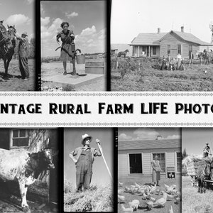 Vintage Rural Farm Life Photographs / Digital Download / - Etsy