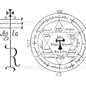 Arcane Magic Symbol Photoshop Brushes / Digital Download / Commercial ...