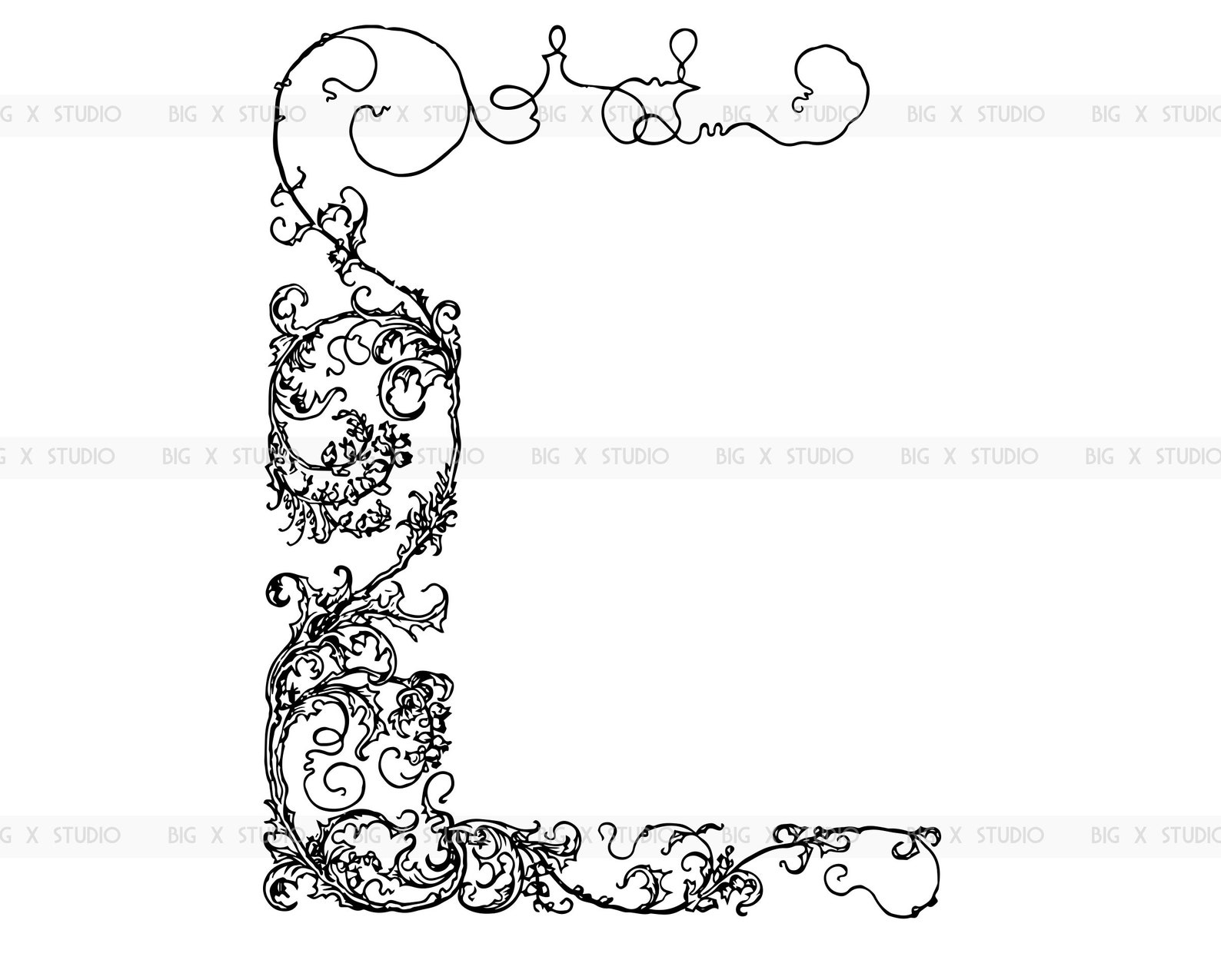 Vintage Vine Leaf SVG Border Frames / Digital Download / - Etsy