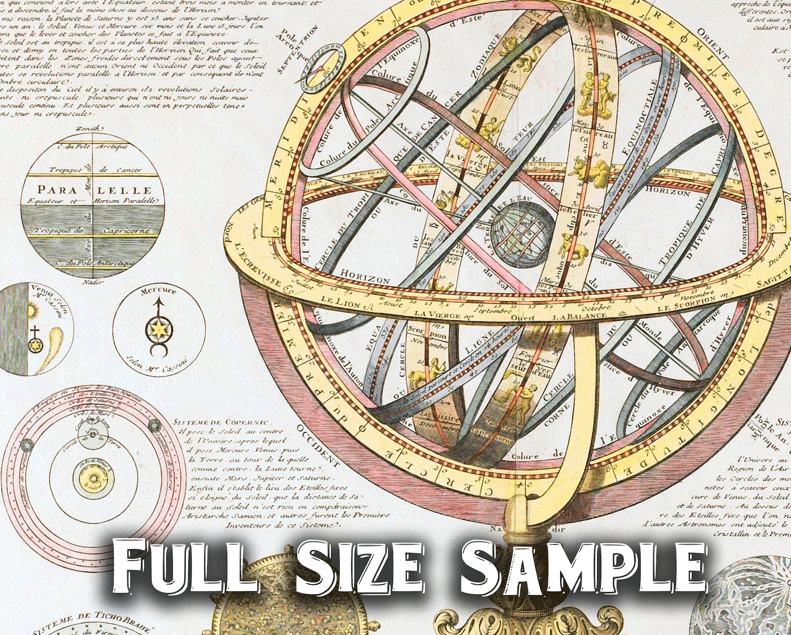 Astrological Star Chart Images / Medieval Renaissance Maps / - Etsy