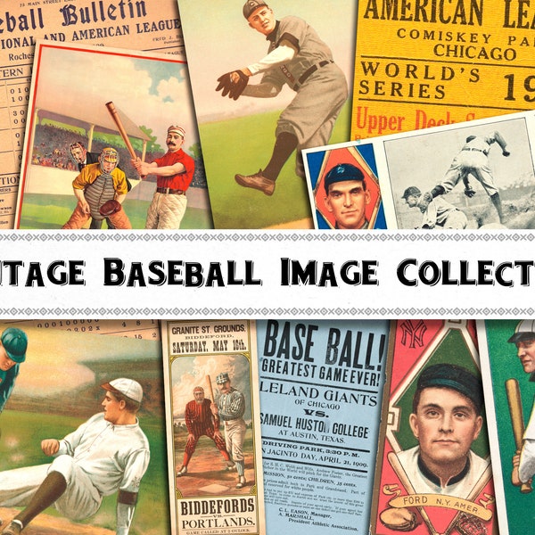 Vintage Baseball - Etsy