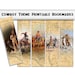 Wild West Cowboy Printable Bookmarks / Digital Download / Cowboy Gift ...