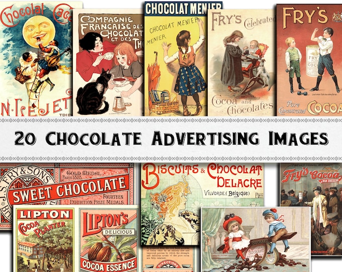 Vintage Candy Labels Kit 1 | 29 Printable Mostly Chocolate Images ...