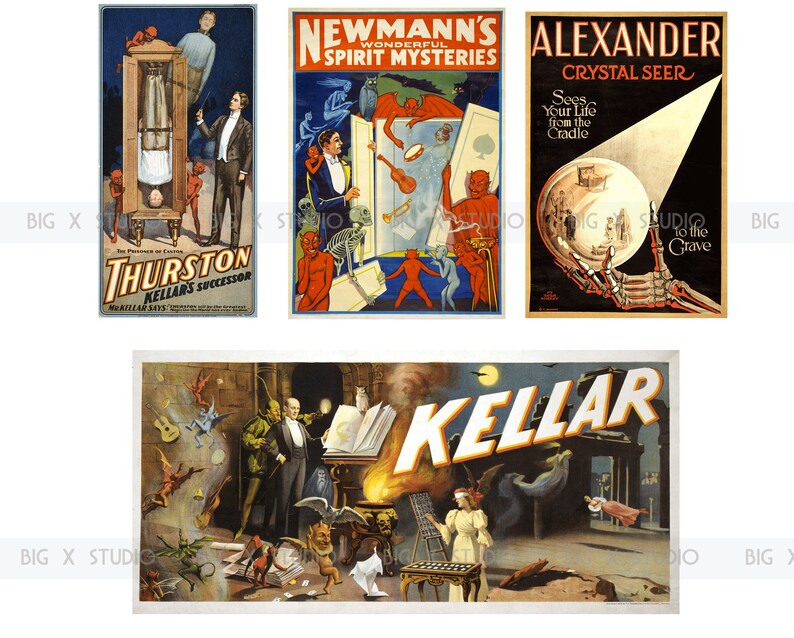 Black Magic Poster Images Set 2 / Digital Download / Commercial Use ...