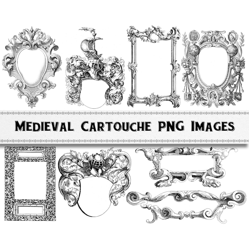 Calligraphy Borders - Etsy