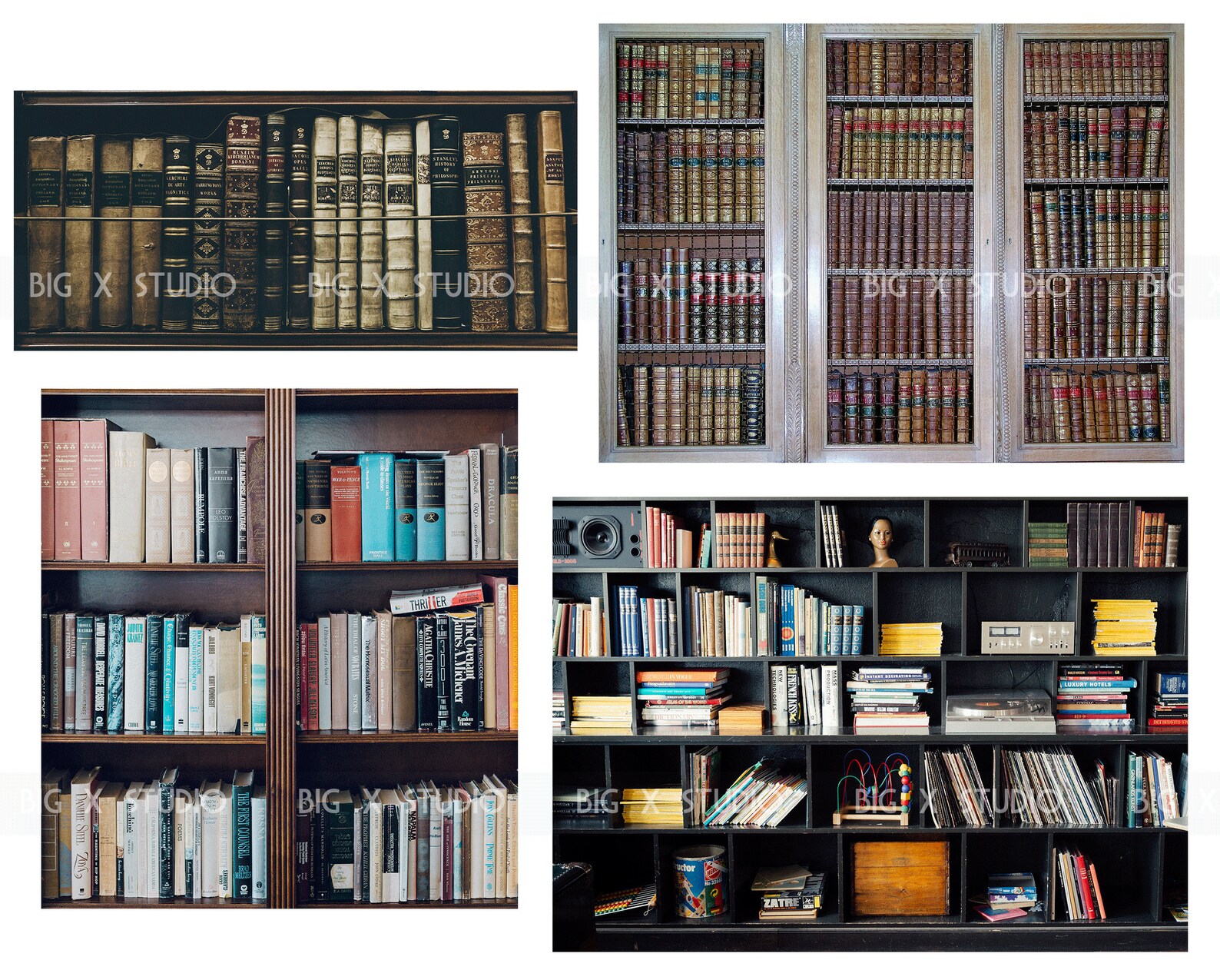 Library Book Bookcase Images / Digital Download / Commercial | Etsy